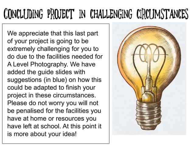 Completing final ideas | PPT