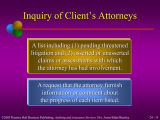 Completing the audit | PPT