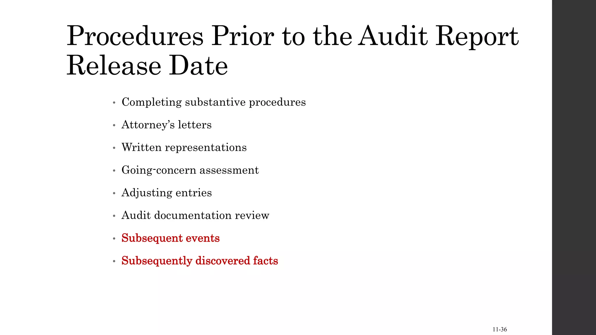 Completing the Audit - Module 1 part 2.ppt