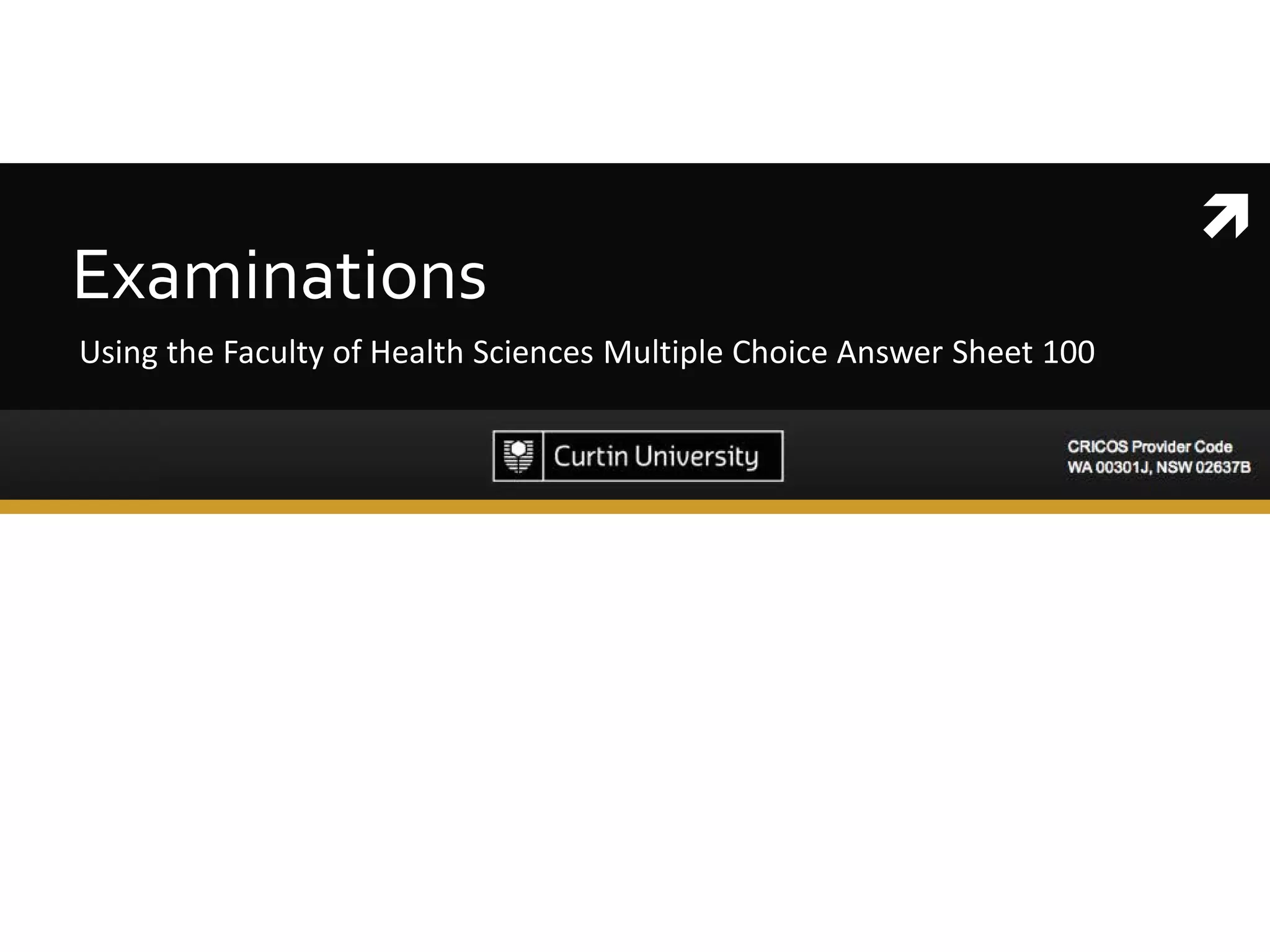 Completing the MCQ answer sheet | PDF