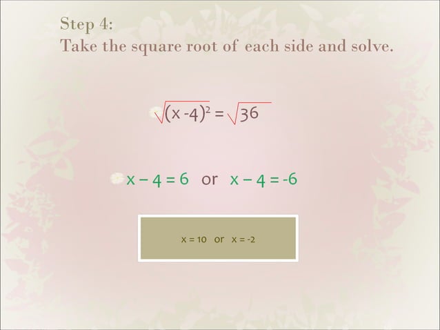 Completing the Square | PPT