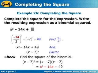 Completing the square | PPT