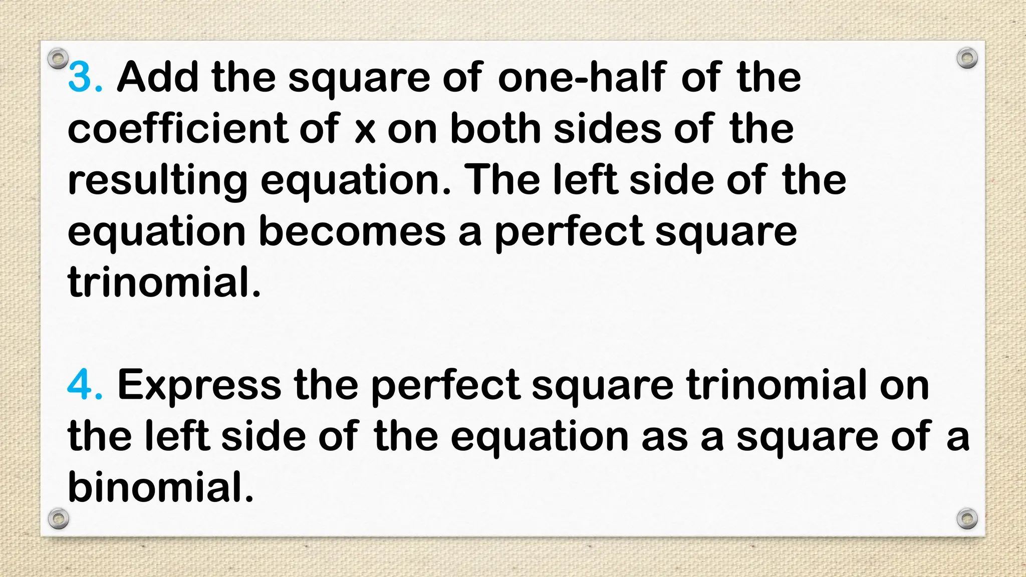 Completing the square.pptxnfkdkfkfkkdkdld | PPTX
