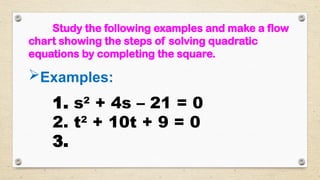 Completing the square.pptxnfkdkfkfkkdkdld | PPTX