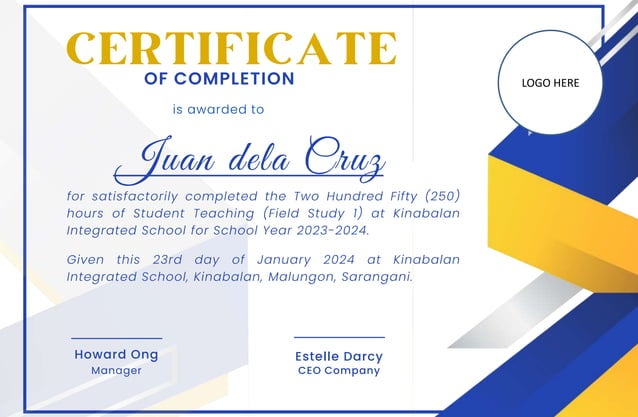 Certificate of Completion for Pre-Service Teachers.pptx