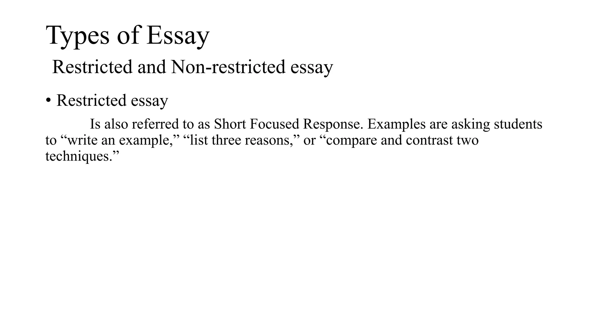 Completion Type Of Test Pptx Educational Assessment Education