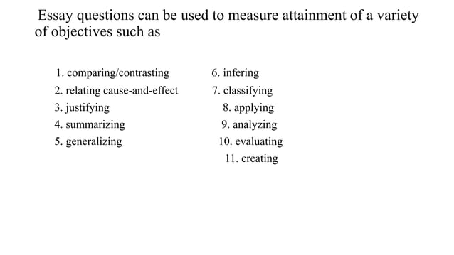 Completion type of test | PPTX | Educational Assessment | Education