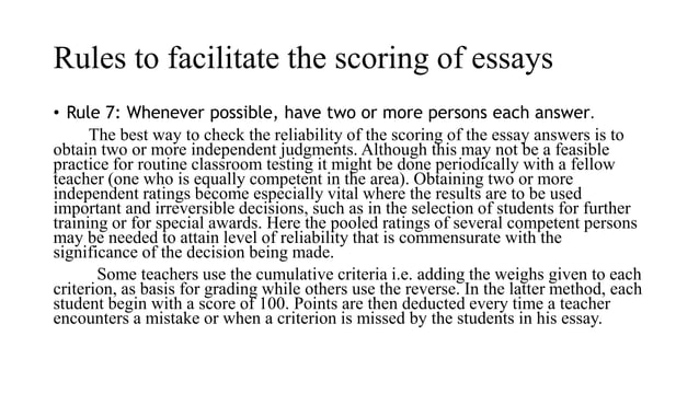 Completion type of test | PPTX | Educational Assessment | Education