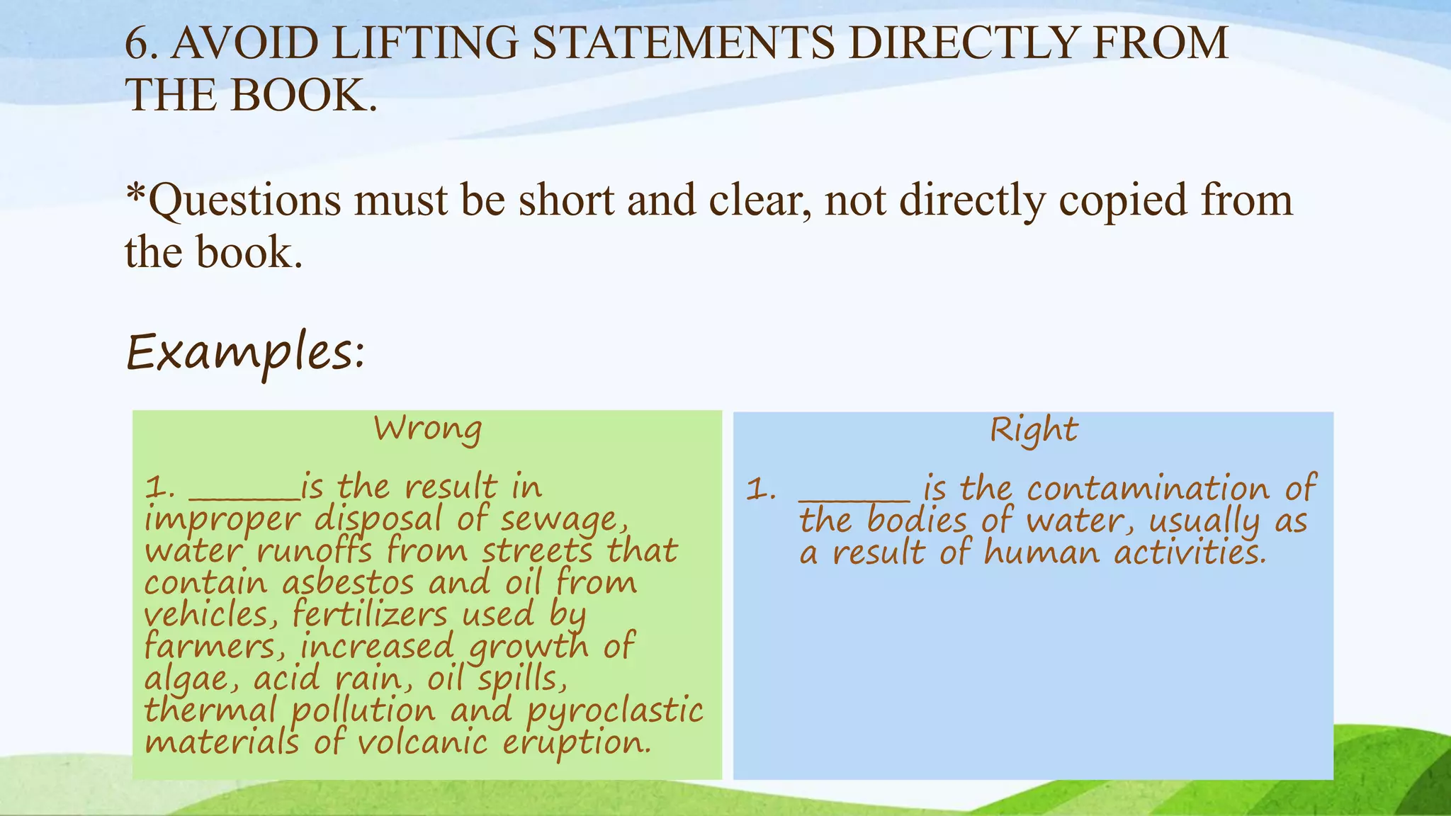 Completion type of Test | PDF