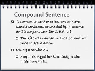 Simple, Compound, Complex Sentences | KEY