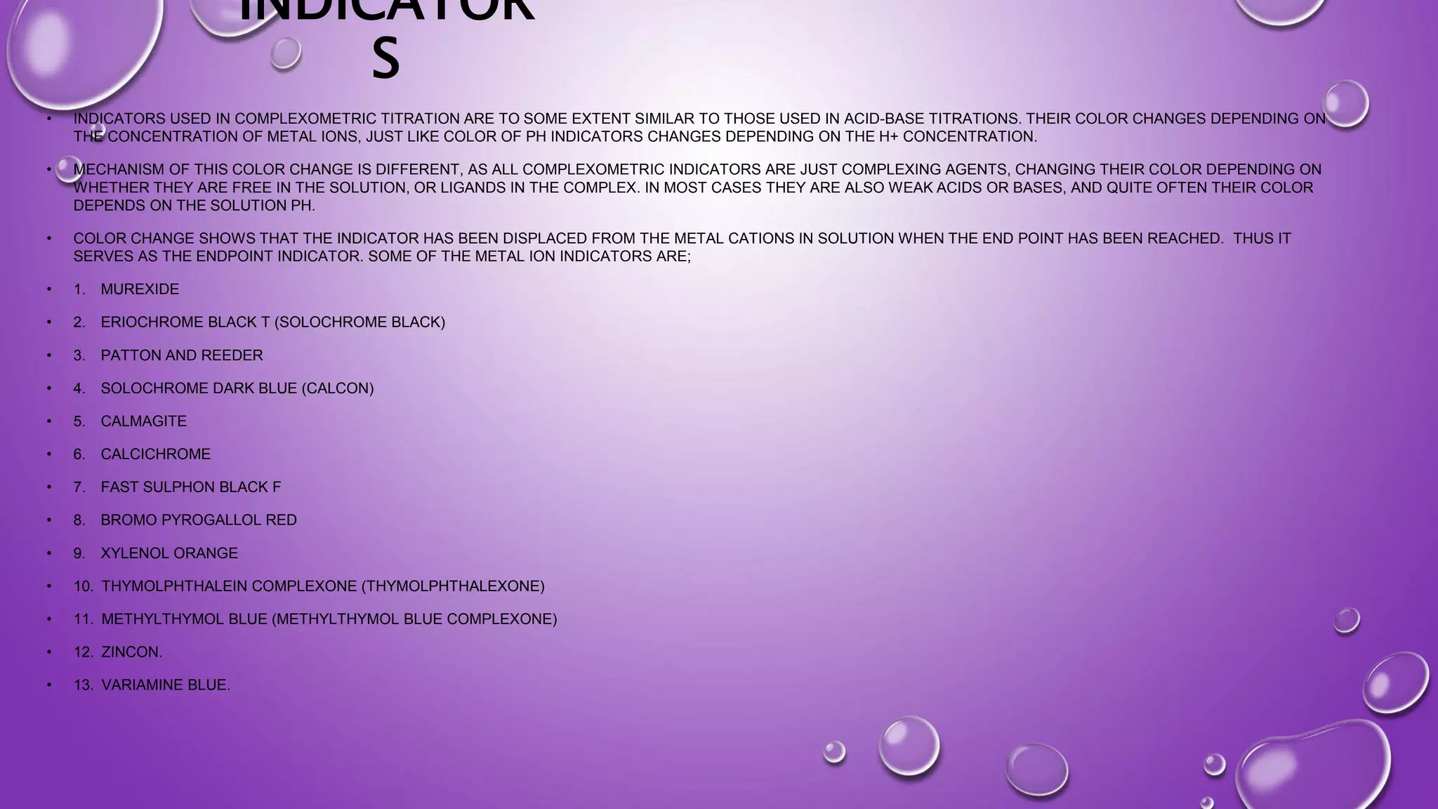 Complexometric Titration - Lidia Maria | PPTX