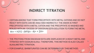 Complexometric Titration - Lidia Maria | PPTX