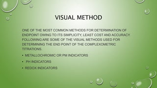 Complexometric Titration - Lidia Maria | PPTX