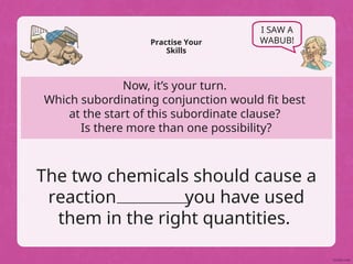 Mastering Subordinating Conjunctions for Complex Sentences | PPT