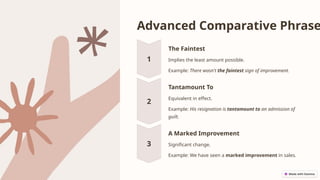 Complex Comparatives in English Advanced C level | PPTX