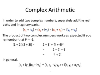 complex numbers 1 | PPT | Physics | Science