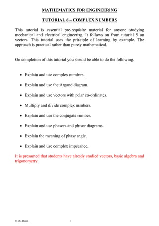 Complex%20numbers | PDF