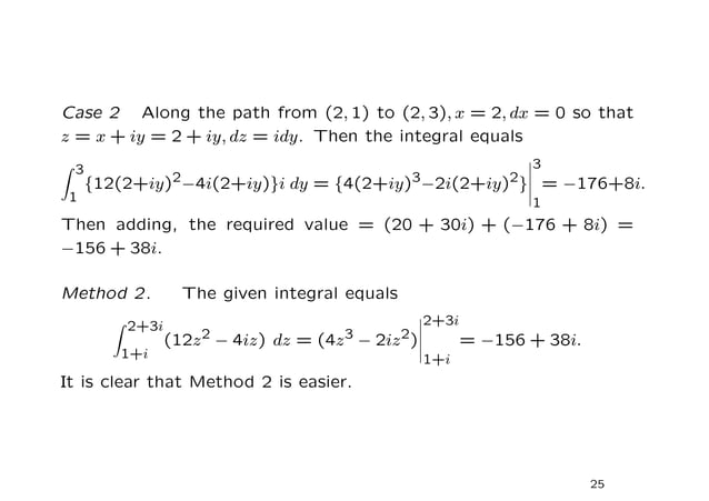 Integración variable compleja. Integral de Cauchy | PDF