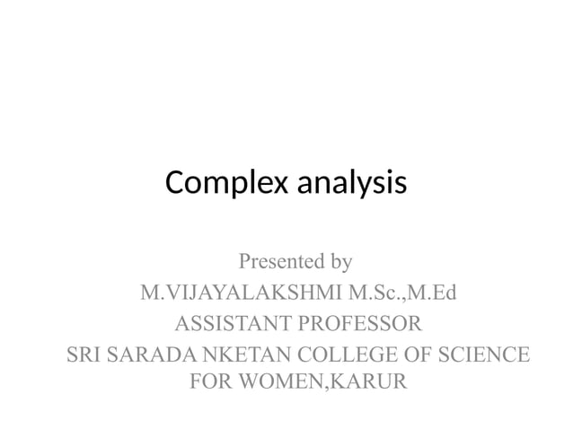 HOMOLOGY,ARGUMENT PRINCIPLE,RESIDUE THEOREM,POISSON FORMULA | PPTX | Physics | Science