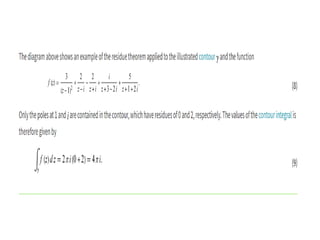 HOMOLOGY,ARGUMENT PRINCIPLE,RESIDUE THEOREM,POISSON FORMULA | PPTX | Physics | Science