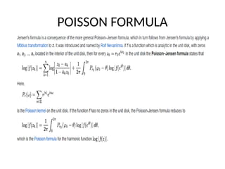HOMOLOGY,ARGUMENT PRINCIPLE,RESIDUE THEOREM,POISSON FORMULA | PPTX | Physics | Science