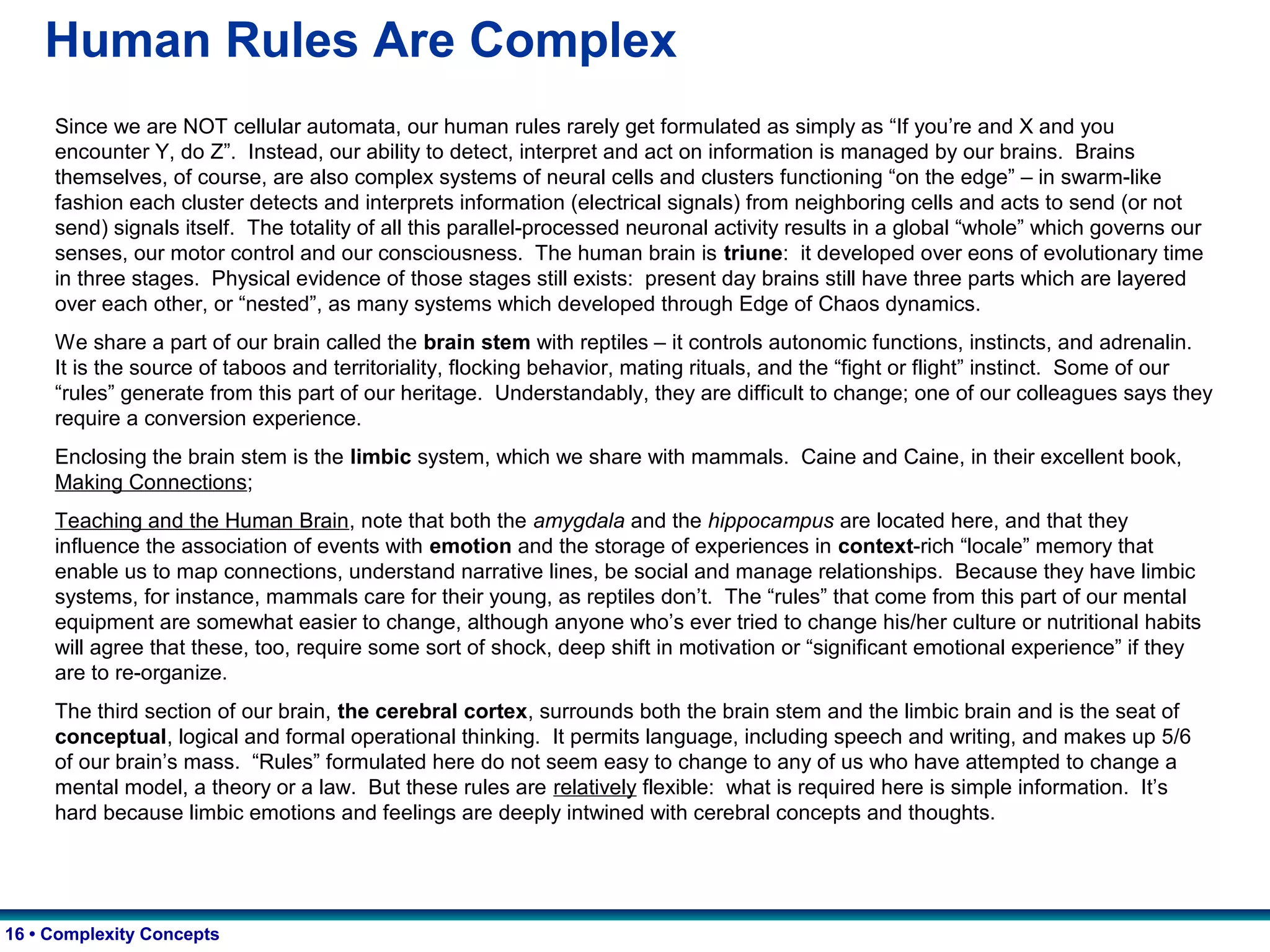 Complexadaptivesystemstheory 12613245196525-phpapp02 | PPT