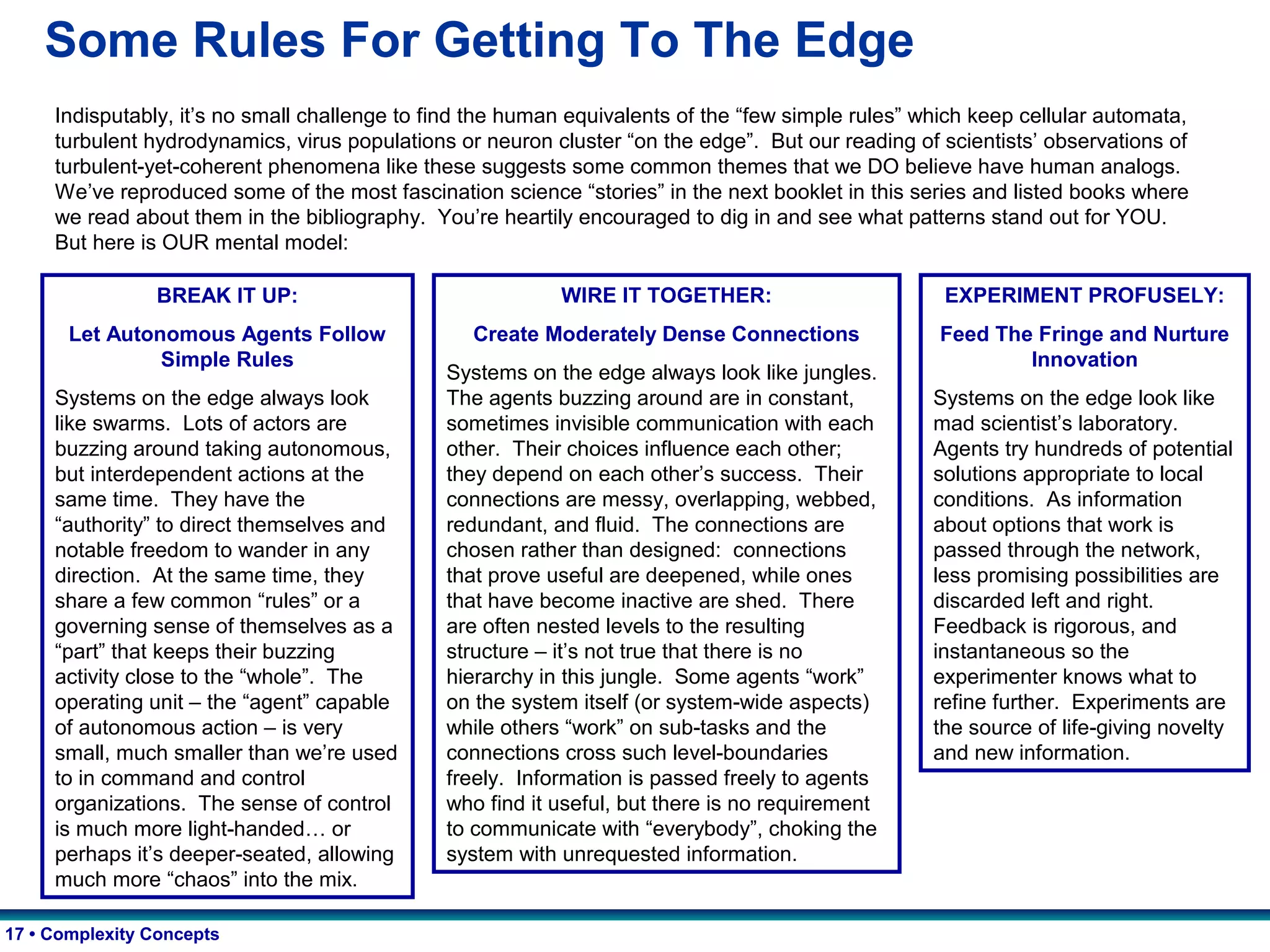 Complexadaptivesystemstheory 12613245196525-phpapp02 | PPT
