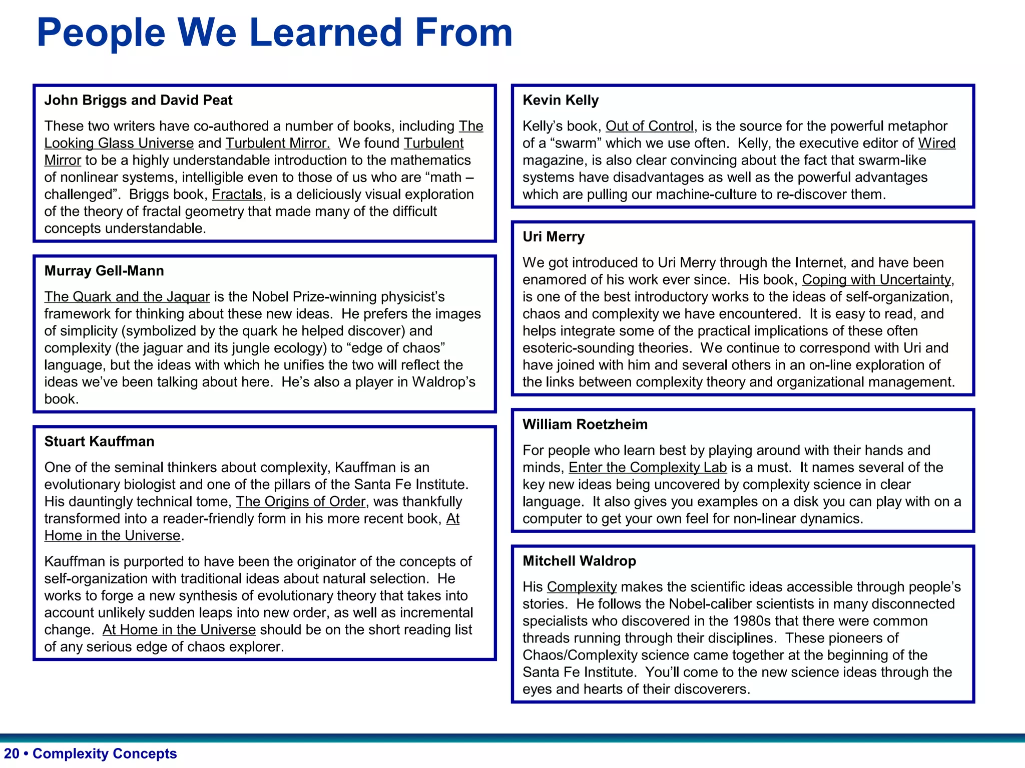 Complexadaptivesystemstheory 12613245196525-phpapp02 | PPT