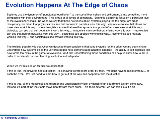 Complexadaptivesystemstheory 12613245196525-phpapp02 | PPT
