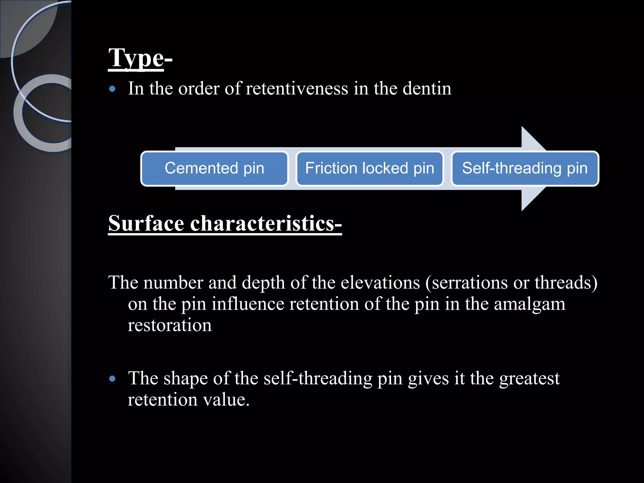 Complex amalgam restorations | PPTX