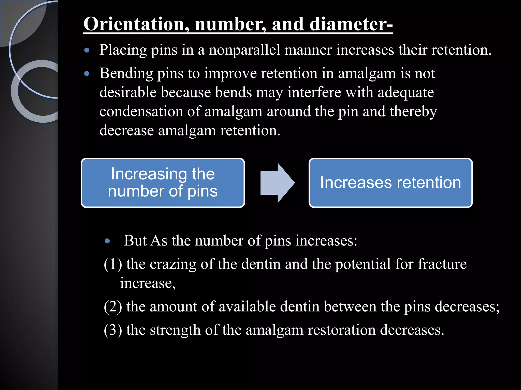 Complex amalgam restorations | PPTX