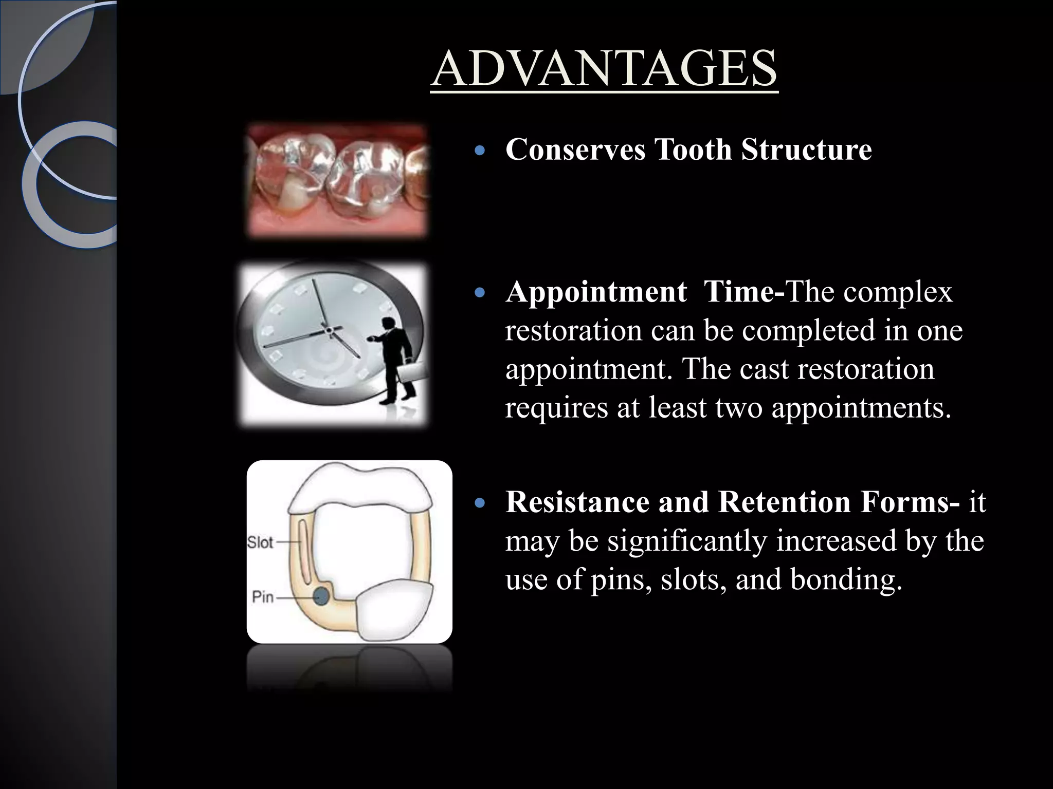 Complex amalgam restorations | PPTX