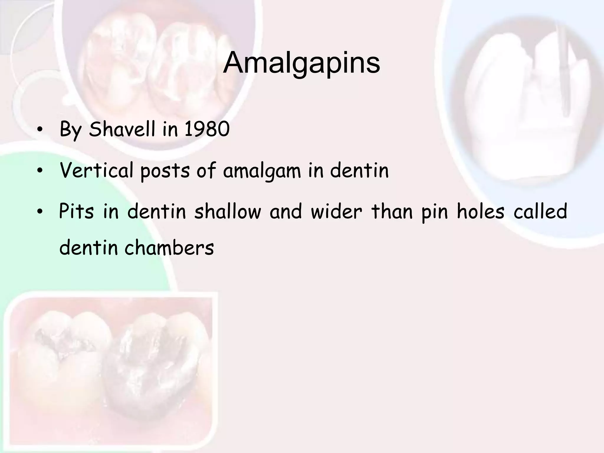 Complex amalgam restoration | PPTX | Dental Health | Diseases and Conditions