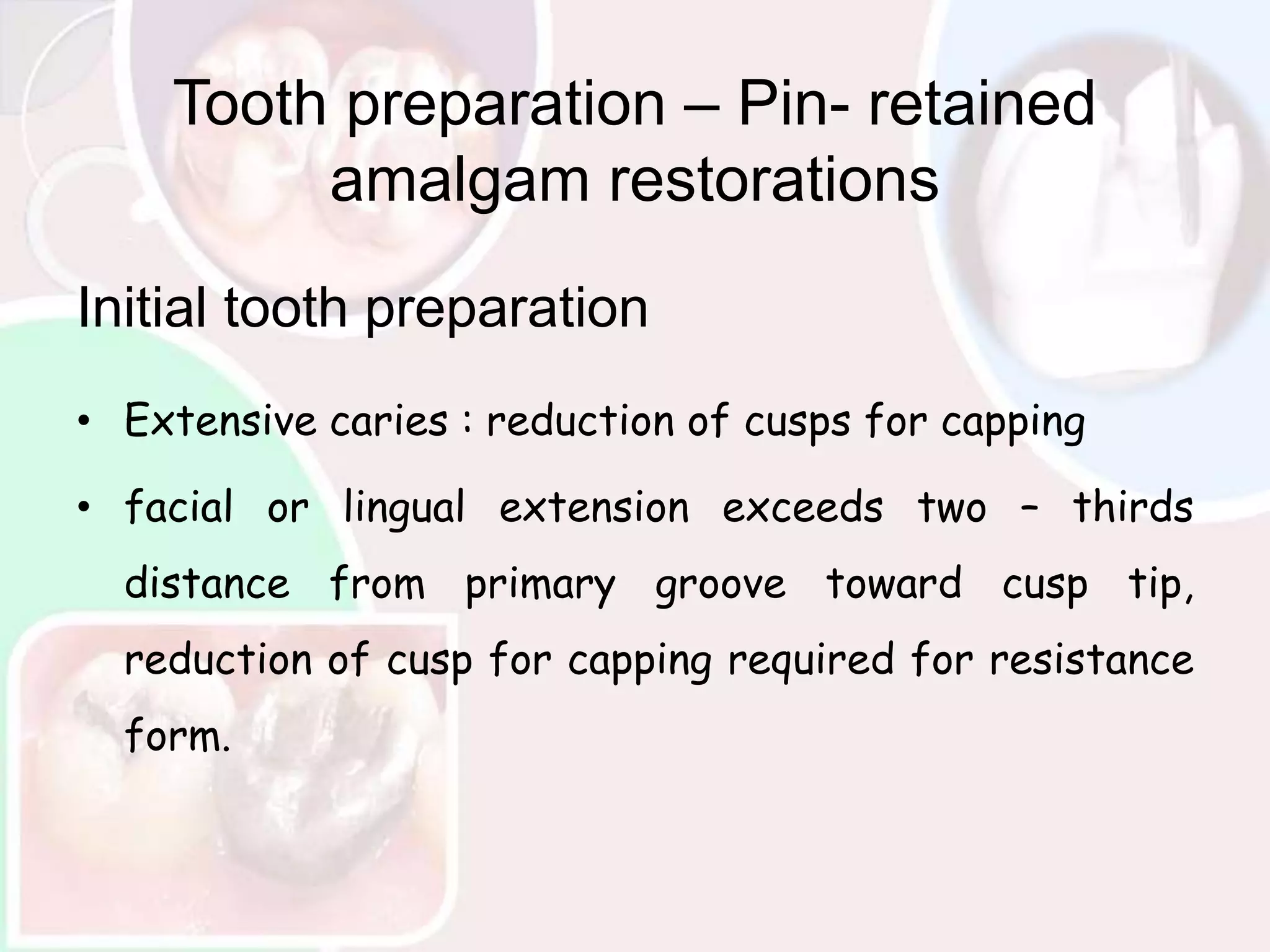 Complex amalgam restoration | PPTX
