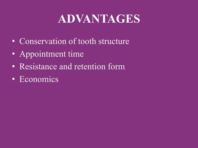 Complex Amalgam Restorations Pptx Dental Health Diseases And Conditions