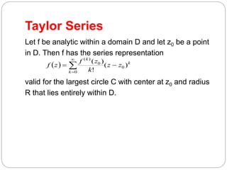 Complex analysis | PPTX