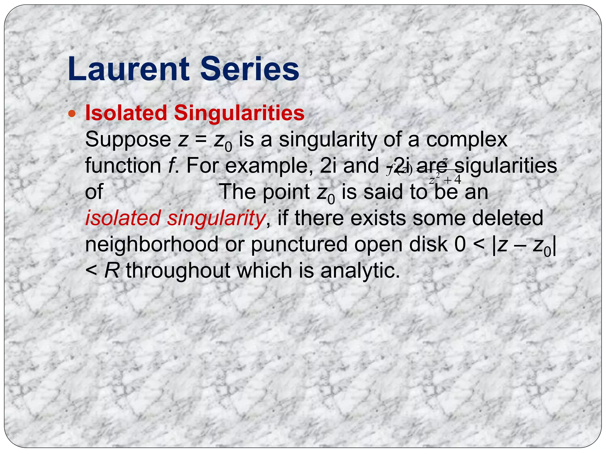 Complex analysis | PPTX