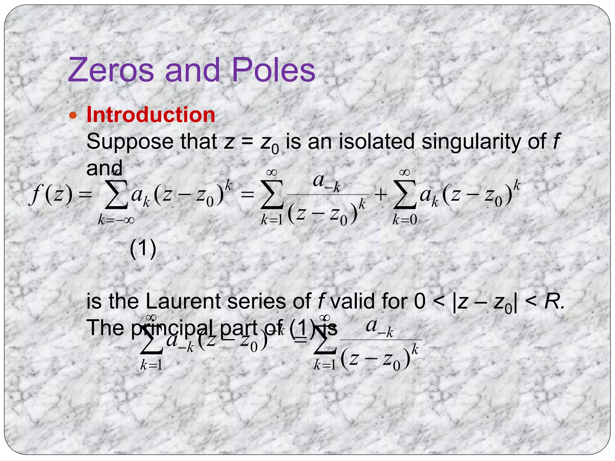 Complex analysis | PPTX
