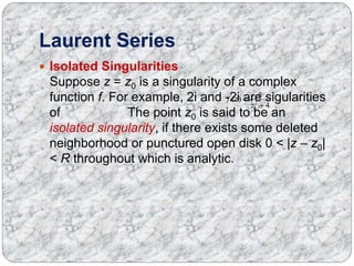 Complex analysis | PPTX