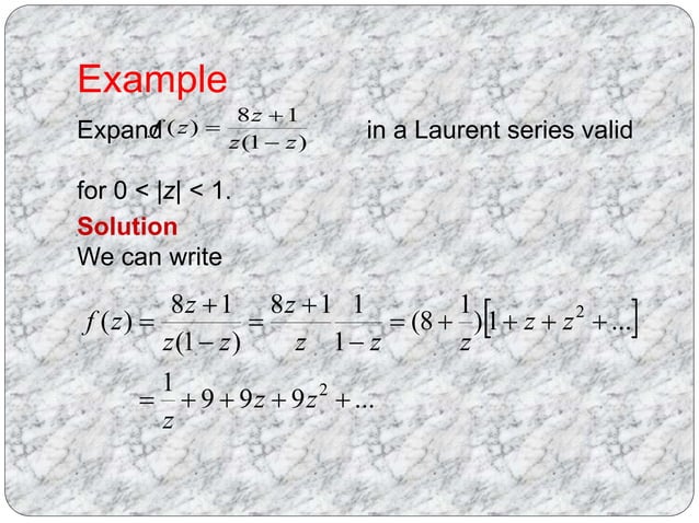 Complex analysis | PPTX