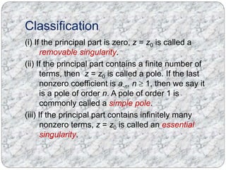 Complex analysis | PPTX