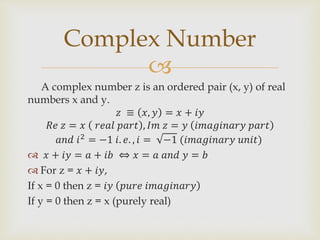 Complex analysis | PPTX