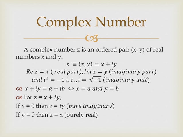 Complex analysis | PPTX