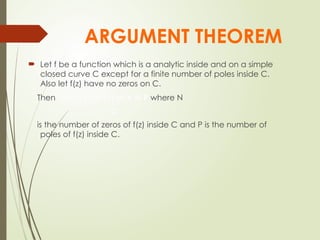 Basic concept of complex analysis....... | PPT