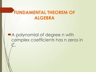 Basic concept of complex analysis....... | PPT