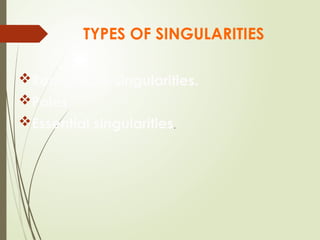 Basic concept of complex analysis....... | PPT