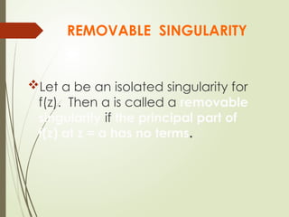 Basic concept of complex analysis....... | PPT