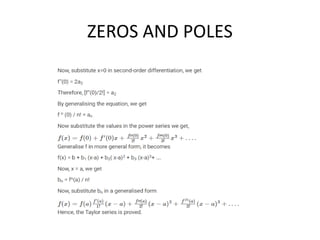 REMOVABLE SINGULARITY ,ZEROS AND POLES,OPEN MAPPING | PPTX
