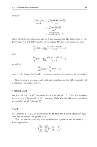 Complex analysis and differential equation | PDF