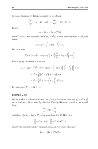 Complex analysis and differential equation | PDF